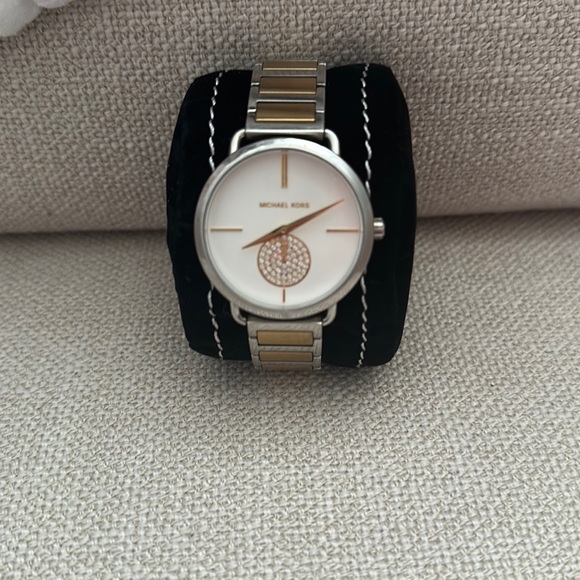 Michael Kors | Accessories | Michael Kors Portia Silver Dial Ladies ...